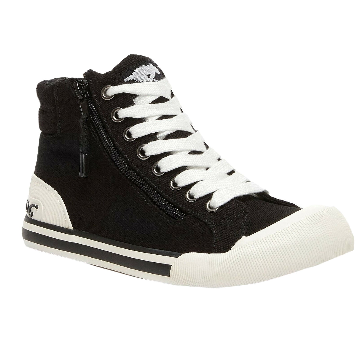 Click here for Rocket Dog Womens Jazzin Hi Trainers 8 prices