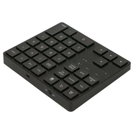 Number Pad, 35 Keys 2.4G Ergonomic Numeric Keypad With USB Receiver ...