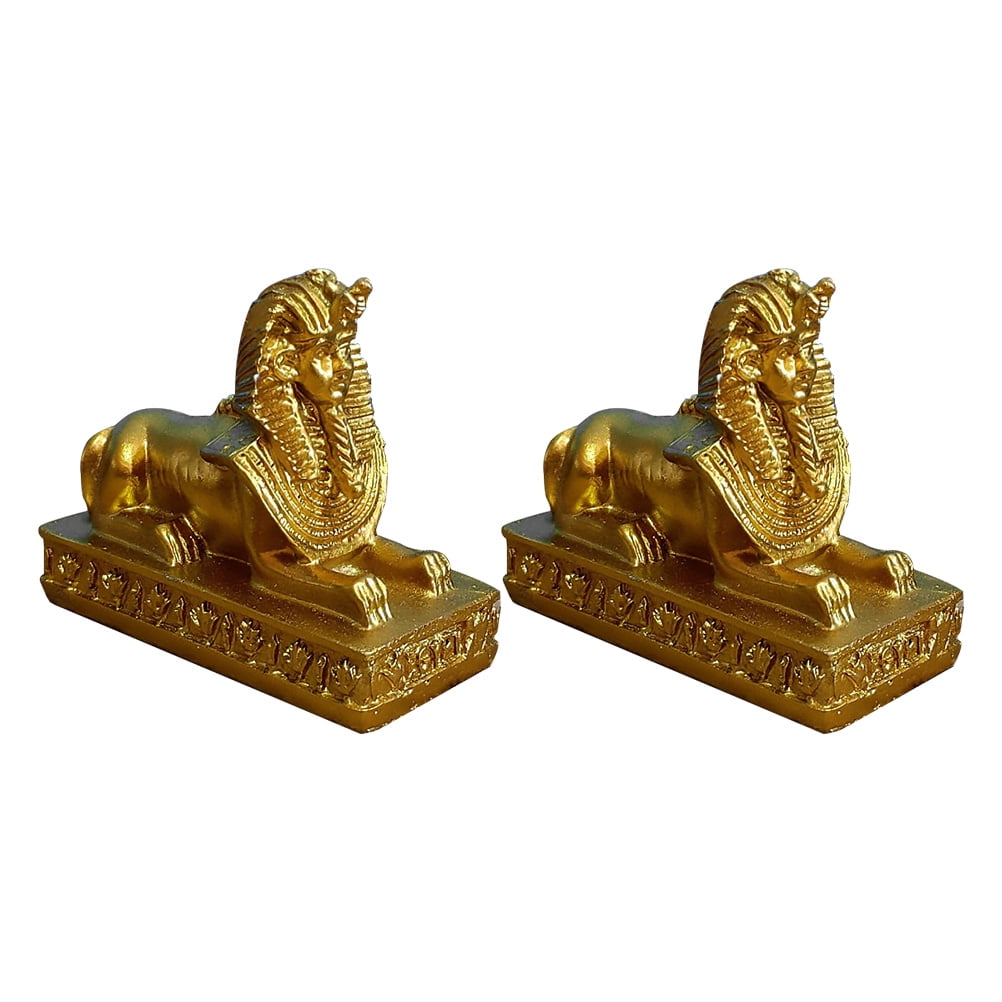 NUOLUX Sphinx Egyptian Decor Figurine Statues Statue Ornament Small ...