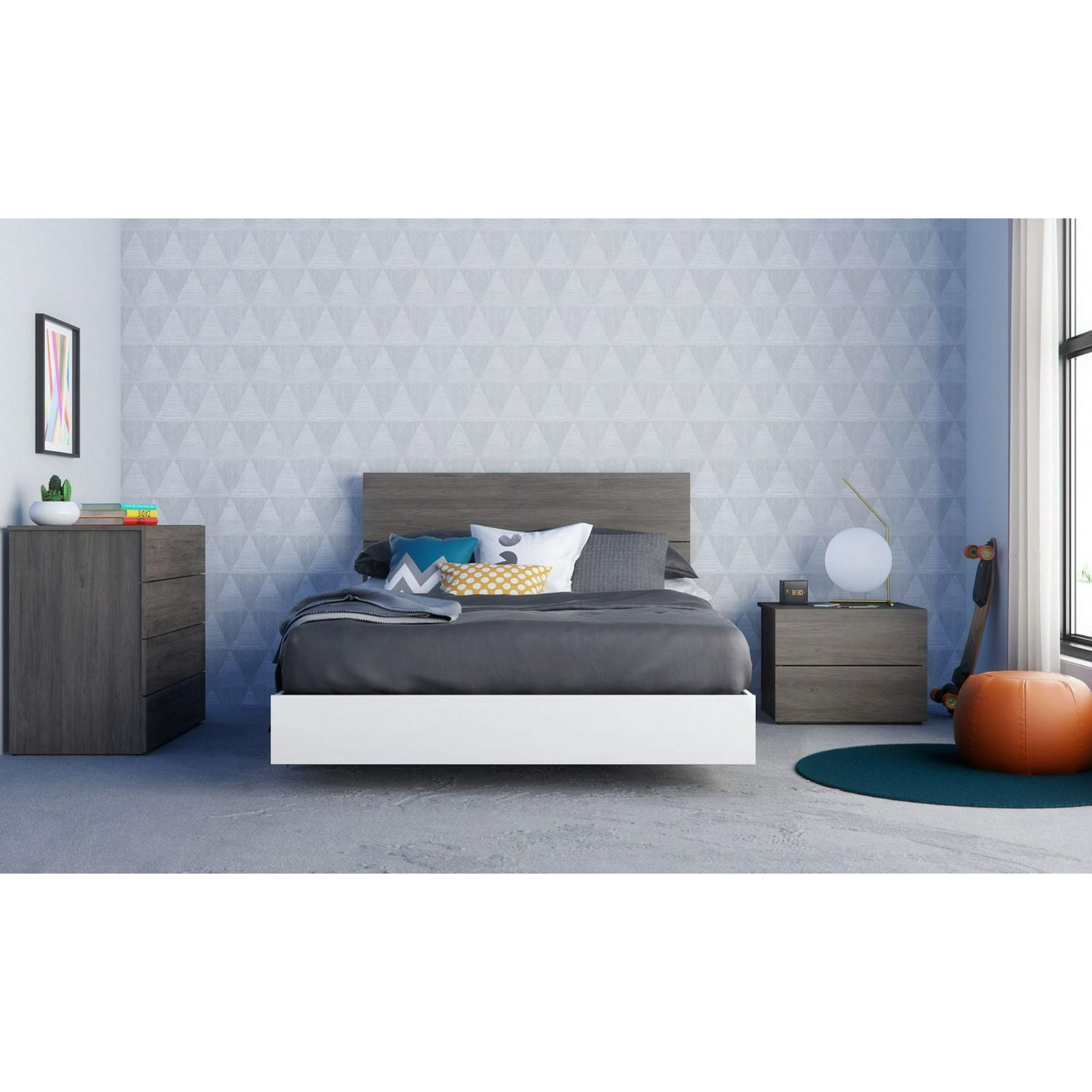 Click here for Nexera Pure 4 Piece Bedroom Set Full prices