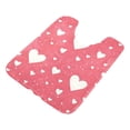 BZSMCE Tile Love Red Pattern Pattern 2-Piece Non-Slip Absorbent ...