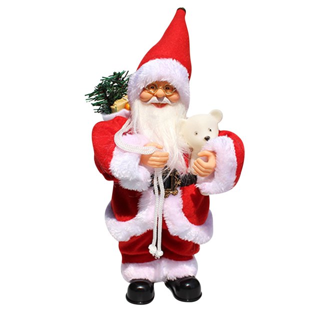 Vikakiooze 2023 Electric Christmas Santa, Electric Santa Claus Toy With ...