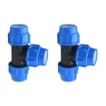 2Pcs Water Pipe Joint Fittings Plastic Quick Valves Connector for Water ...