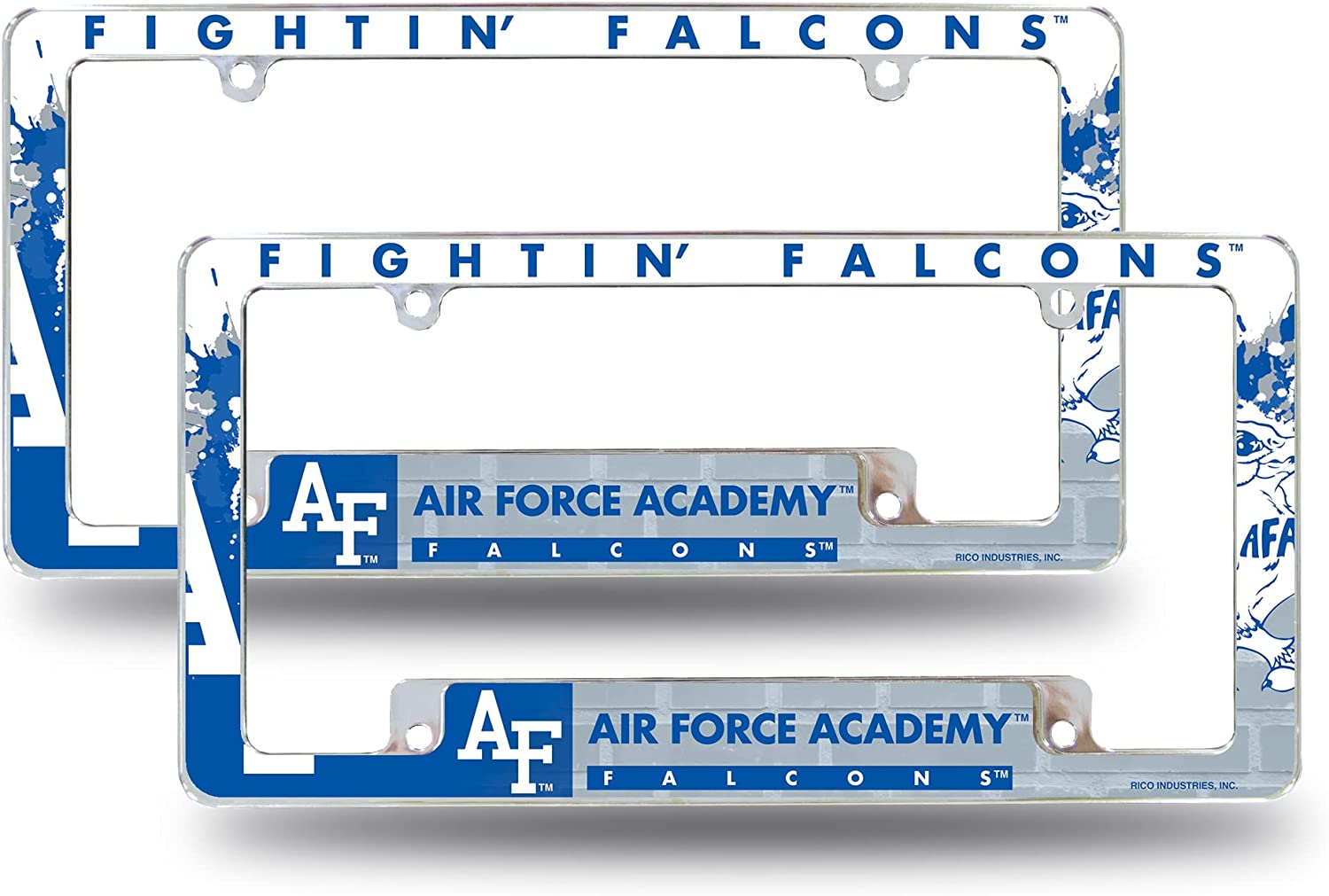 Air Force Academy Fightin Falcons Chrome Metal License Plate Frames ...