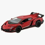 4 PC SET: 5" Kinsmart Lamborghini Veneno Diecast Model Toy Car 1:36 ...