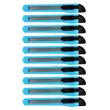MotoProducts 12 Sky Blue Retractable Utility Knife Wholesale 6 inch ...