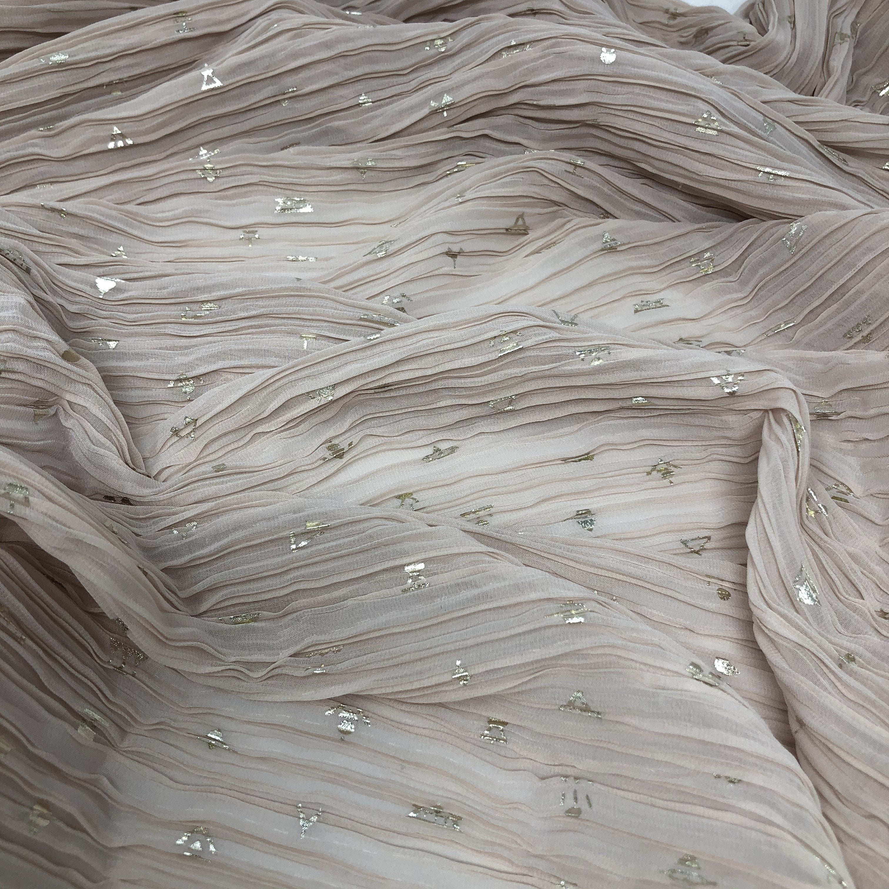 Crinkled Crepe Metallic Gold Foil - Walmart.com