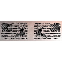Universal Topographic Rear Side Window Vinyl Decal Sticker Set for Cars ...