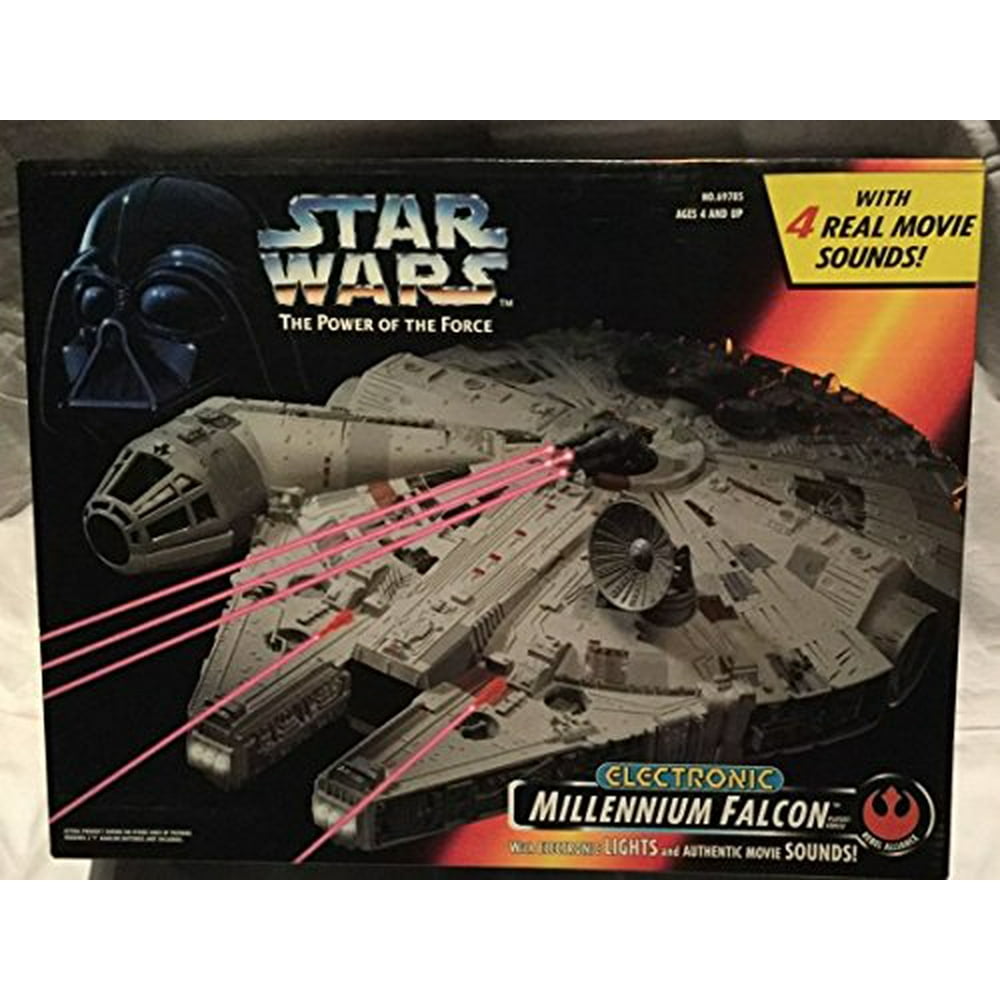 Star Wars Power of The Force Electronic Millennium Falcon - Walmart.com ...