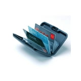 Aluminum Ultra Slim Wallet Credit Card Case RFID Blocking Hard Shell ...