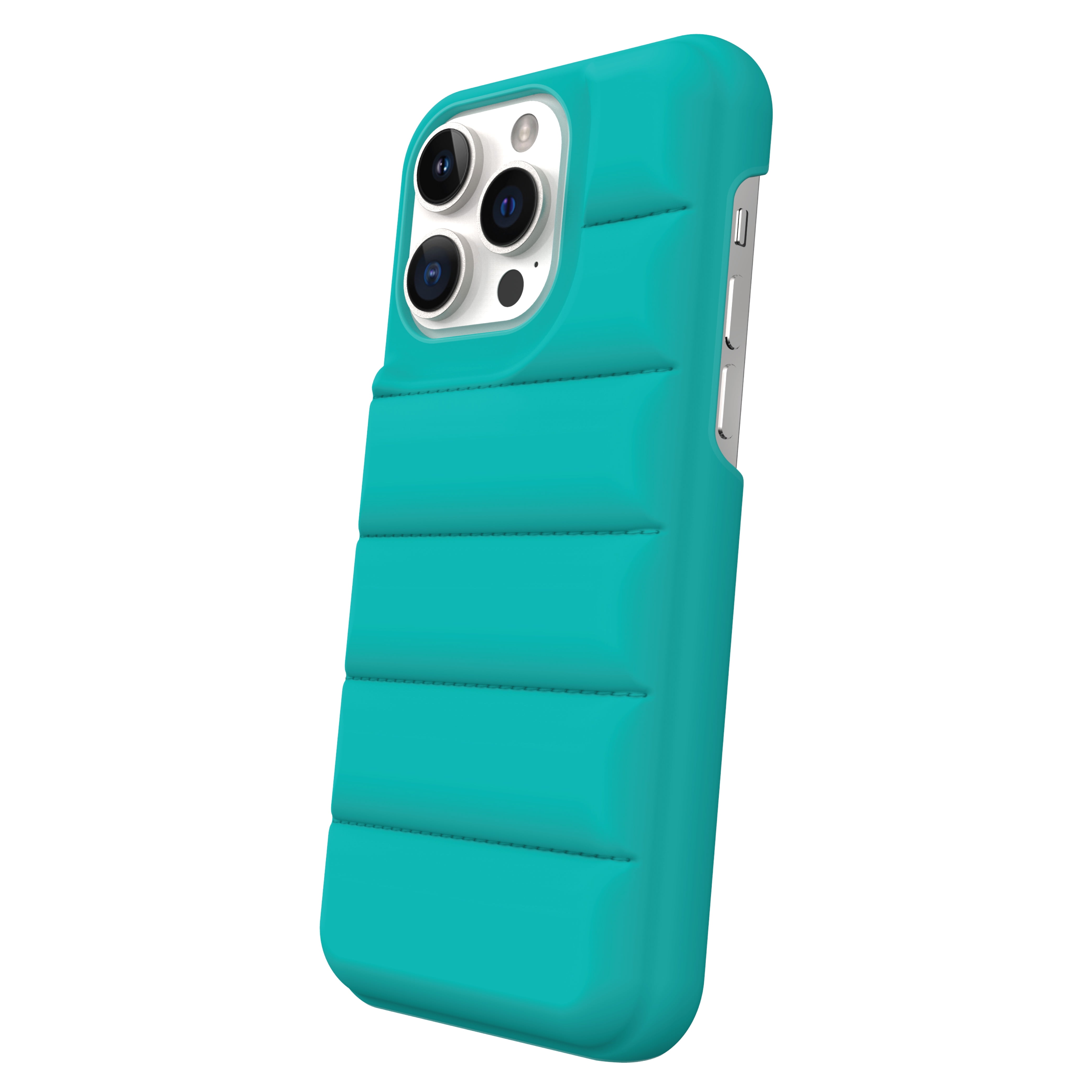 onn. Puffer Soft Quilted Phone Case for iPhone 14 Pro Max - Teal ...