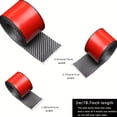 Self-Adhesive Car Side Skirt Protector - Carbon Fiber Texture PVC Anti ...