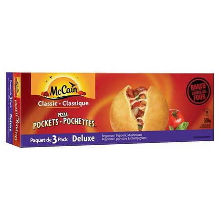 McCain Classic Deluxe Pizza Pockets 3 Pack | Walmart Canada
