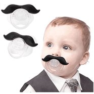 Mustache Pacifier with 3 Interchangeable Mustaches - Walmart.com