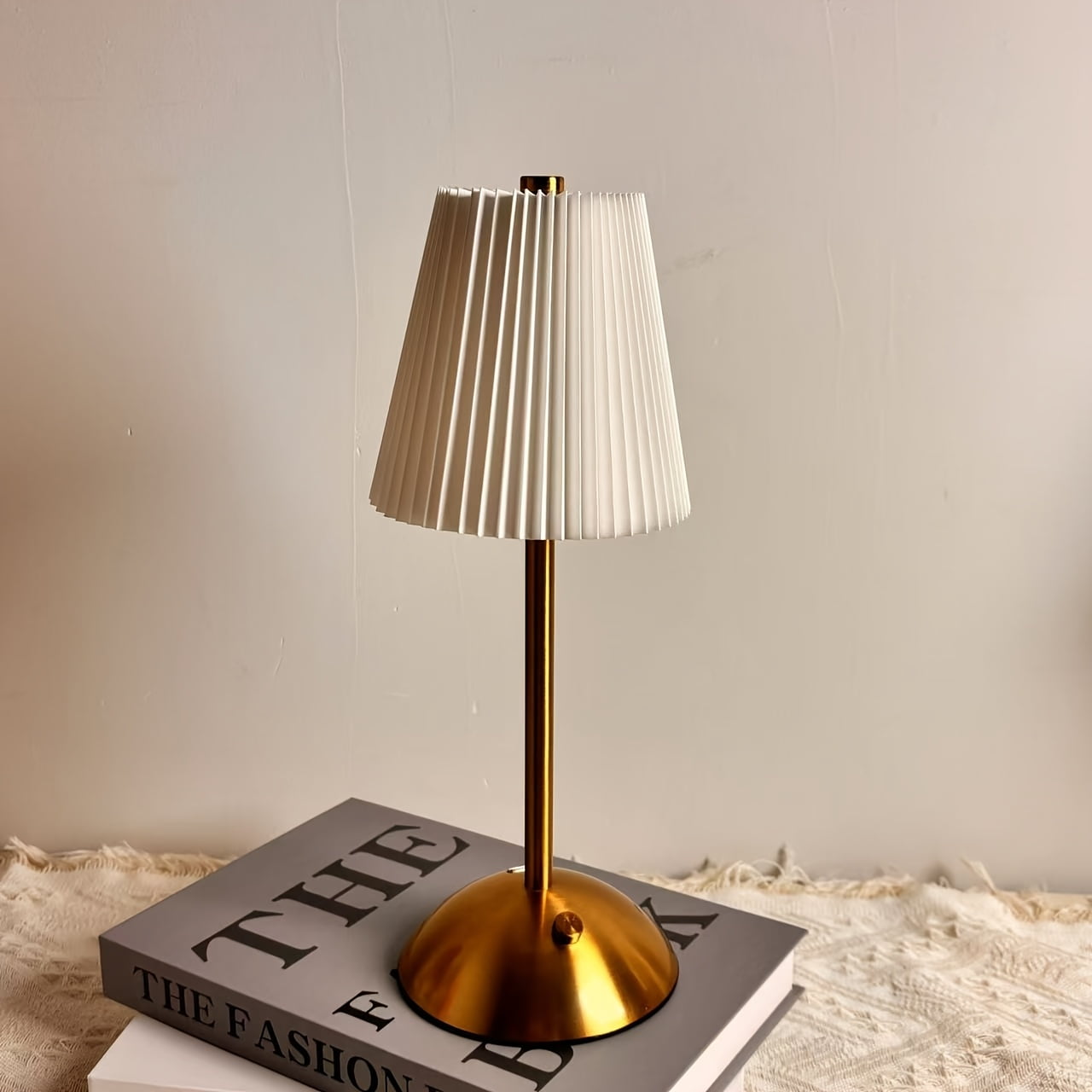 Click here for Unbranded 1pc Modern Pleated Led Table Lamp  Touch... prices