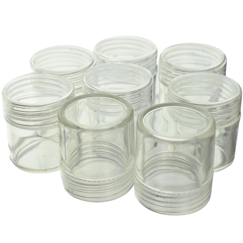 Cylinder Plastic Containers, 1-Inch, 8-Count - Walmart.com