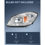 Nilight Headlight Assembly for 2005 2006 2007 2008 2009 2010 Chevy ...