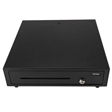 Steel Cash Drawer With Lock and Removable Tray (16 1/8''W x 16 3/8”D x ...
