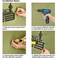 1set Iron Medal Hanger Holder Display Wall Rack with Screws Wrestling ...