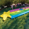 WOW Sports 40'x8' Rainbow Star Water Slide with Sprinkler, Pool, and 2 ...