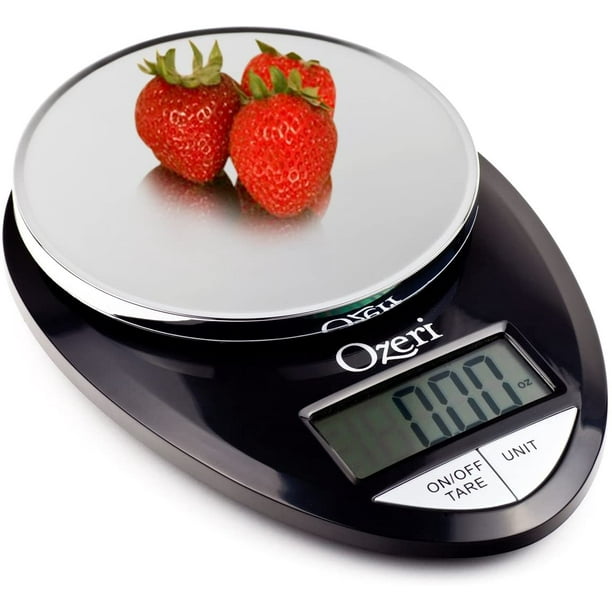 Ozeri Pro Digital Kitchen Food Scale, 0.05 oz to 12 lbs (1 gram to 5.4 ...