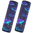 2 Car Seat Belt Covers S Size 6.5*6.5 Inches Car Seat Belt Shoulder Pad ...