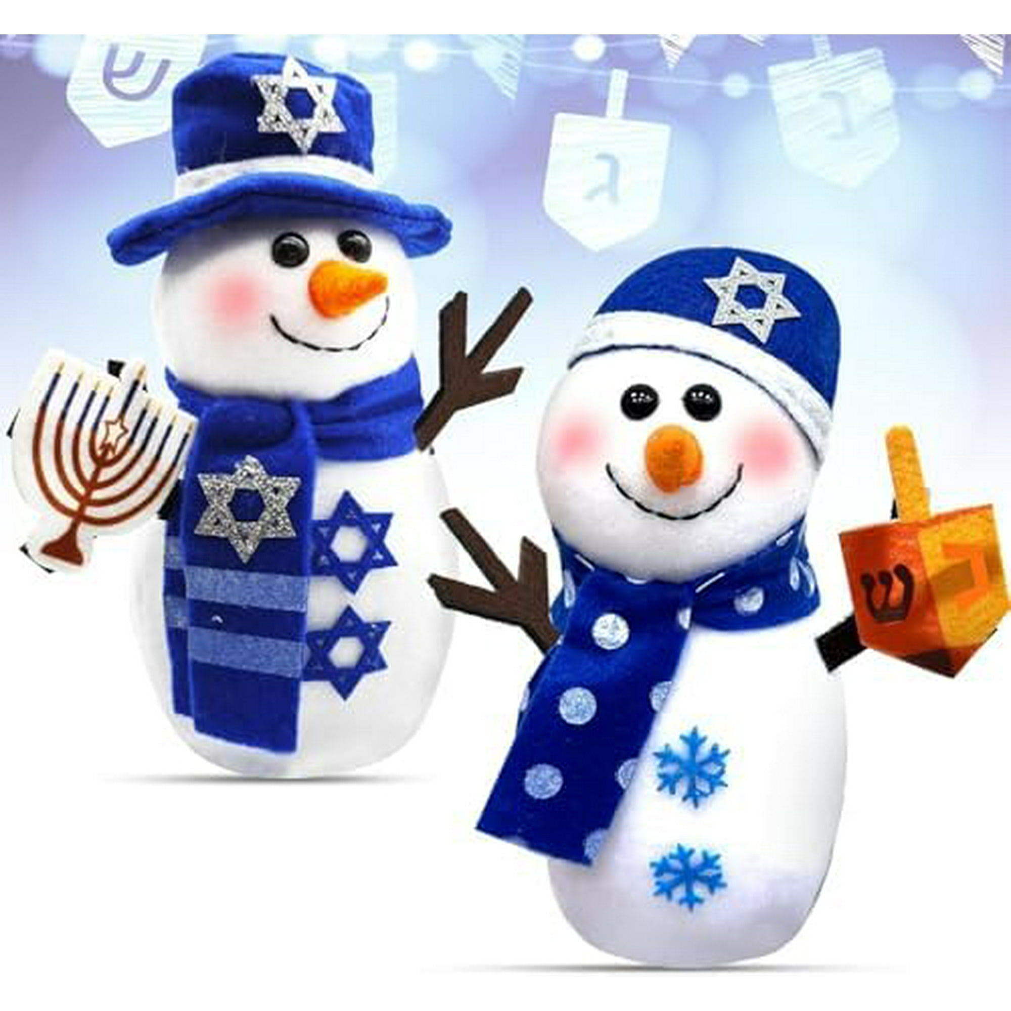 Click here for Chenxiayu 2 Pcs Hanukkah Plush Snowman Doll With M... prices