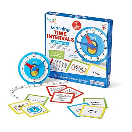 hand2mind Learning Time Intervals Center Kit, Advanced NumberLine ...