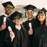 Graduation Eyeglasses 2024 Glitter Fancy Grad Graduation Party Glasses ...