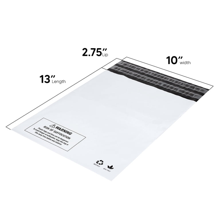 Padded Envelopes 100-Pack #2 Poly Bubble Mailers - 8.5x12 Inch ...