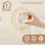 Luxear 4 Pack Shower Caddy Suction Cup Organizer Waterproof No-Drill ...