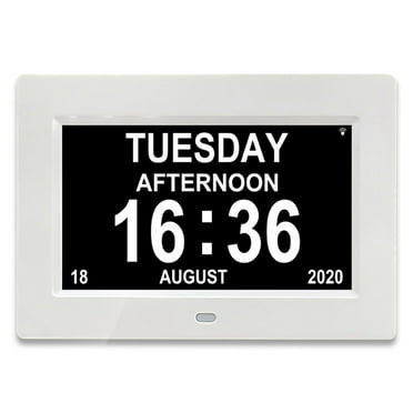 Crtynell Digital Day Calendar Clock Multifunctional Extra Large ...