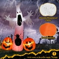 UBesGoo 12 ' Halloween Ghost & Pumpkin Outdoor Halloween Inflatables ...