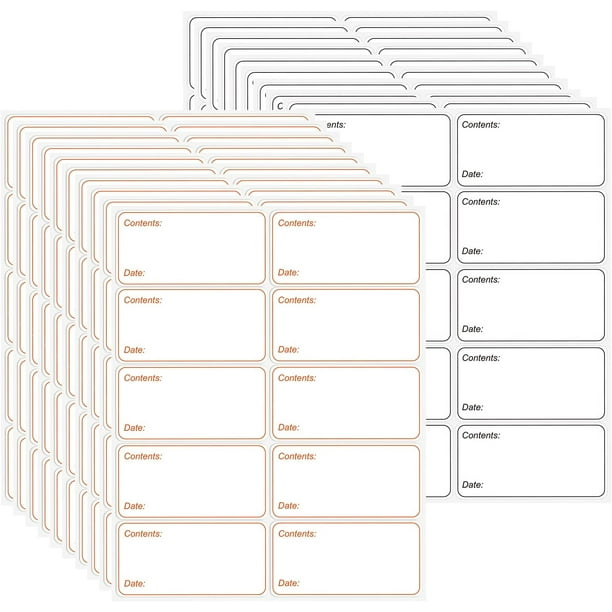 SHENMO Removable frozen food labels, freezer stickers - Walmart.ca