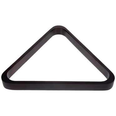 Three-Wins Imports, LLC GSE Black Solid Wood Billiard 8-Ball Triangle/9 ...