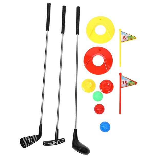 Spptty 10pcs Kid's Toy Golf Clubs Set Outdoor Golf Toy Set Toddler ...