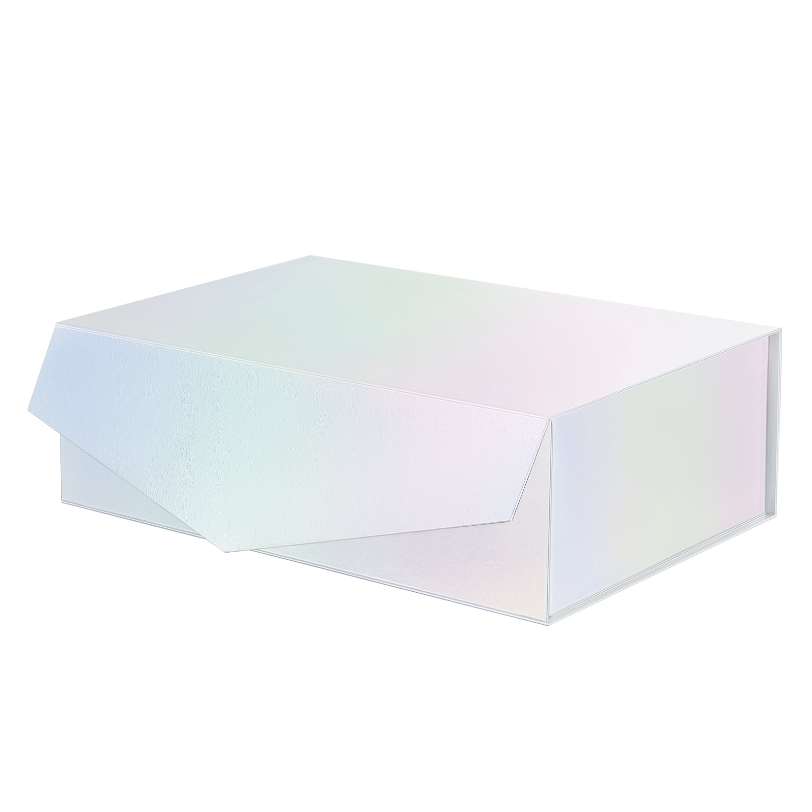 PACKHOME Large Gift Box 14x9.5x4.5 Inches, Silver Gift Box, Bridesmaid ...