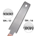 Hand Saw Woodworking Tools, 6-Inch Pull Saw, Flexible Double-Edge Blade ...