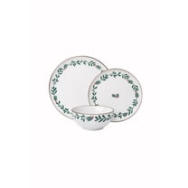 Holiday Time 12 PC Ceramic Dinnerware Set, Holly Pattern - Walmart.com