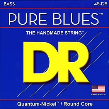 DR Strings PURE BLUES Bass Guitar Strings (PB5-40) - Walmart.com