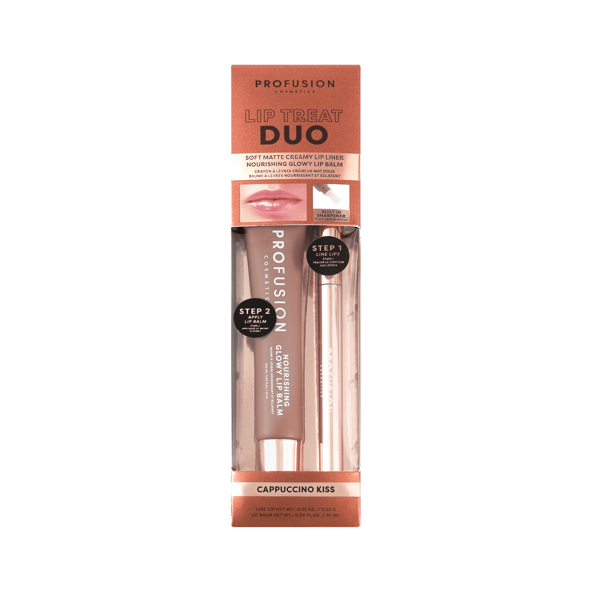 Click here for Profusion Lip Treat Duo - Cappuccino Kiss 6.4 Oz prices