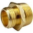 PLUMYHG-3/4” GHT Male x 1” NPT Male Connector, Brass Garden Hose ...