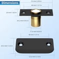 Ball Catch Door Hardware Zooblu 6 Pack Magnetic Ball Catch Top of ...