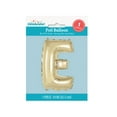 Way To Celebrate Gold Foil Letter E Balloon, 14in for Birthday and ...