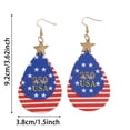 250 Anniversary Usa Decorations,Patriotic Earrings for 250th ...