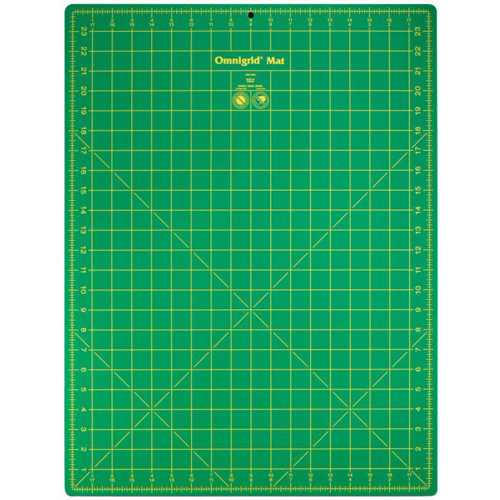 Omnigrid 18" x 24" Cutting Mat with Grid, Non-Slip Rectangular Mat for ...