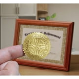 Seal of Excellence Embossed Gold Certificate Seals, 1.75" (Pack of 100 ...