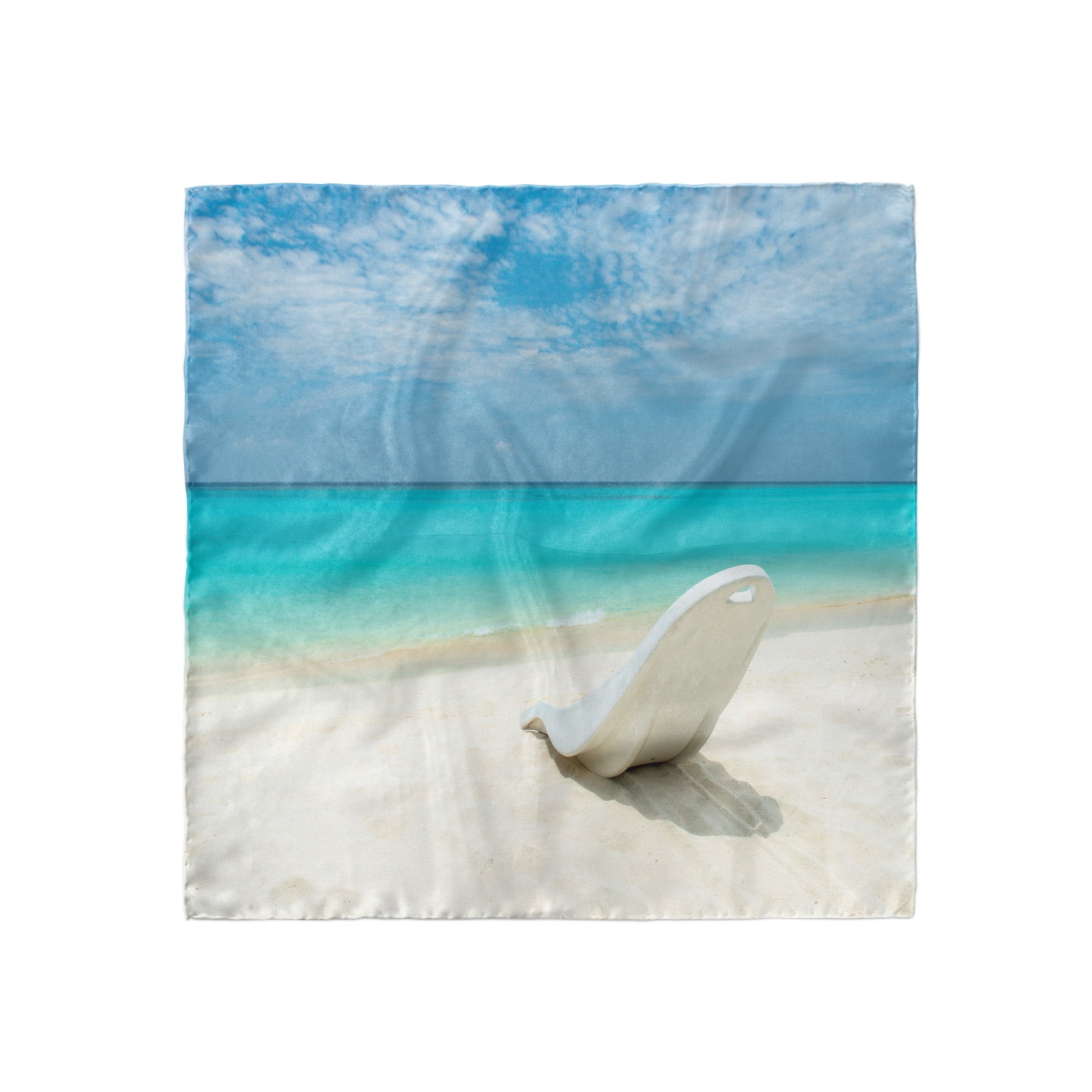 Seaside Head Scarf, Maldives Beach Sunny Day, Head Wrap, 3 Sizes, by ...