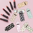 9Pcs Cloth Keychains Liostick Storage Bags Rectangle with Split Key ...