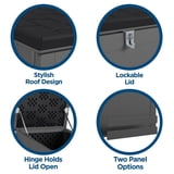 Cosco Outdoor Living BoxGuard, Large Lockable Package Delivery and ...